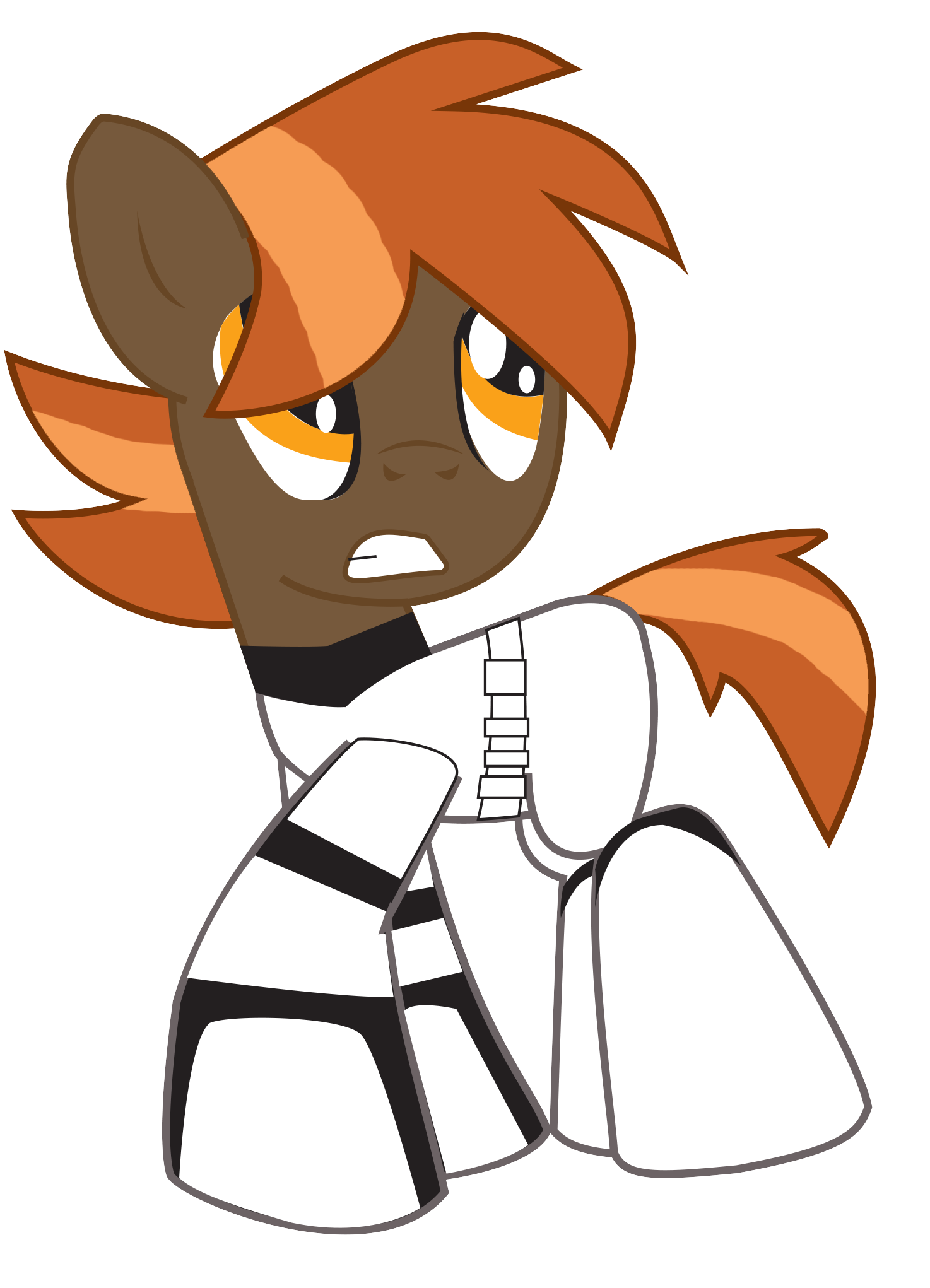 Button mash as Finn (stormtrooper) by EJFireLightningArts on DeviantArt