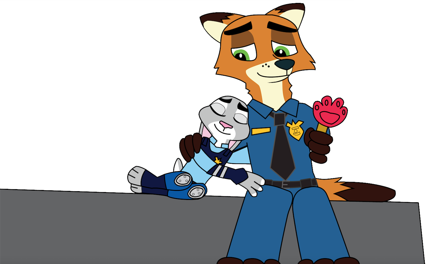 Best partners in Zootopia by EJFireLightningArts on DeviantArt