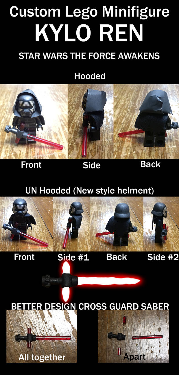Custom Lego Kylo Ren by EJFireLightningArts on DeviantArt