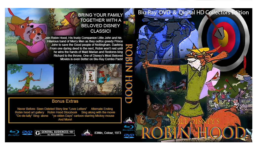 Robin Hood Custom Collectors Cover by EJFireLightningArts on DeviantArt