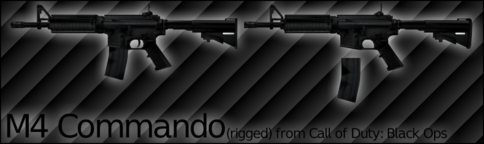 M4 Commando - Rigged by ProgammerNetwork on DeviantArt