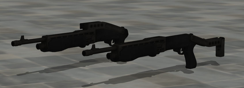 SPAS-12 Shotgun - Rigged - Updated by ProgammerNetwork on DeviantArt