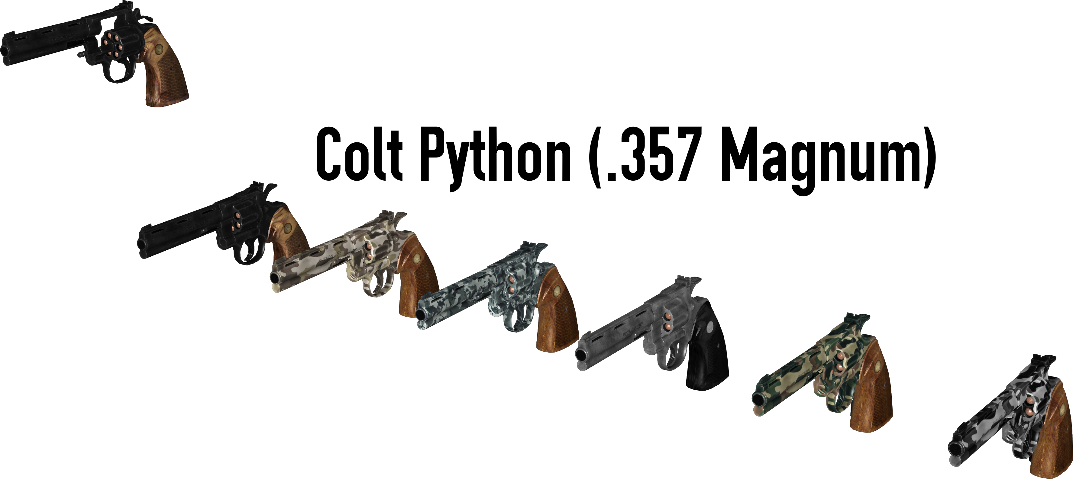 Colt Python (.357 Magnum) - Rigged ) UPDT by ProgammerNetwork on DeviantArt