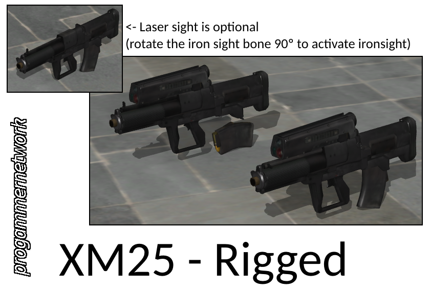 XM25 - Rigged by ProgammerNetwork on DeviantArt