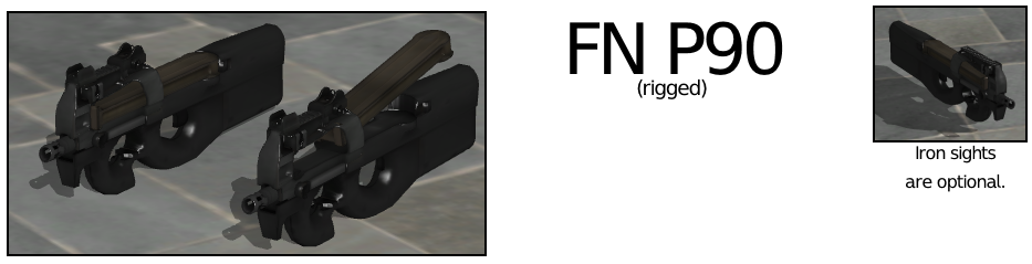 FN P90 - Rigged by ProgammerNetwork on DeviantArt