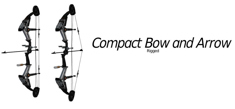 Compact Bow and Arrow - Rigged by ProgammerNetwork on DeviantArt