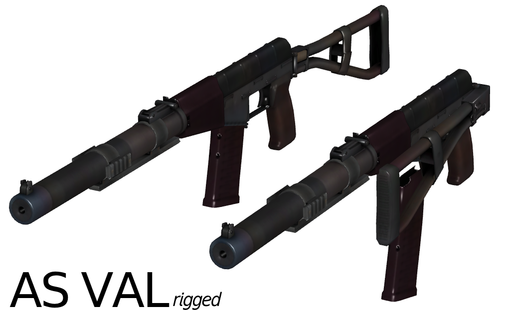 AS VAL - Rigged by ProgammerNetwork on DeviantArt