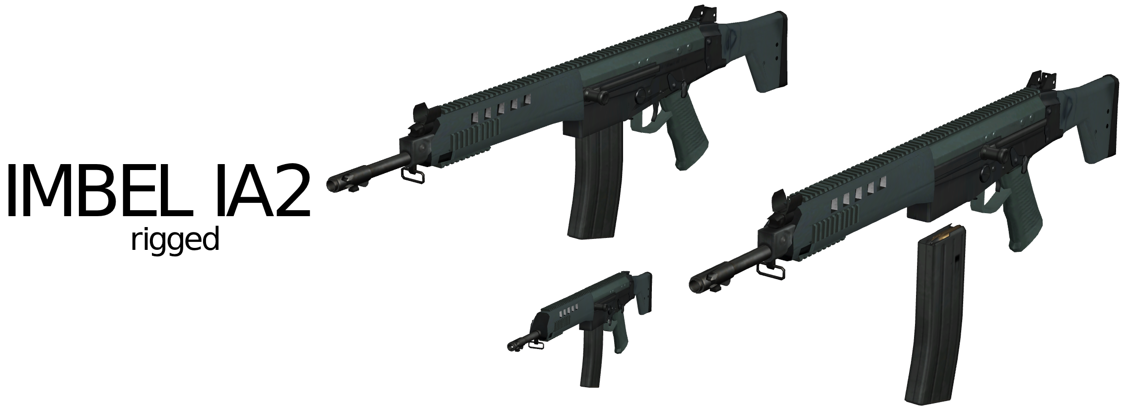 IMBEL IA2 - Rigged by ProgammerNetwork on DeviantArt