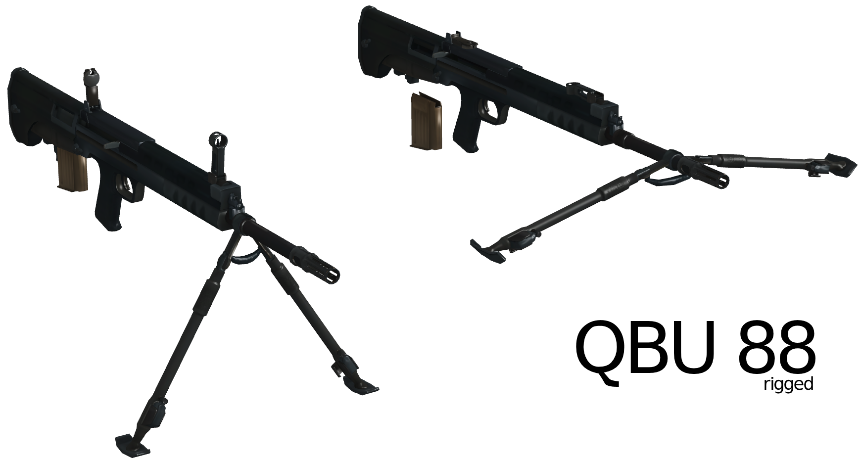 QBU 88 - Rigged by ProgammerNetwork on DeviantArt