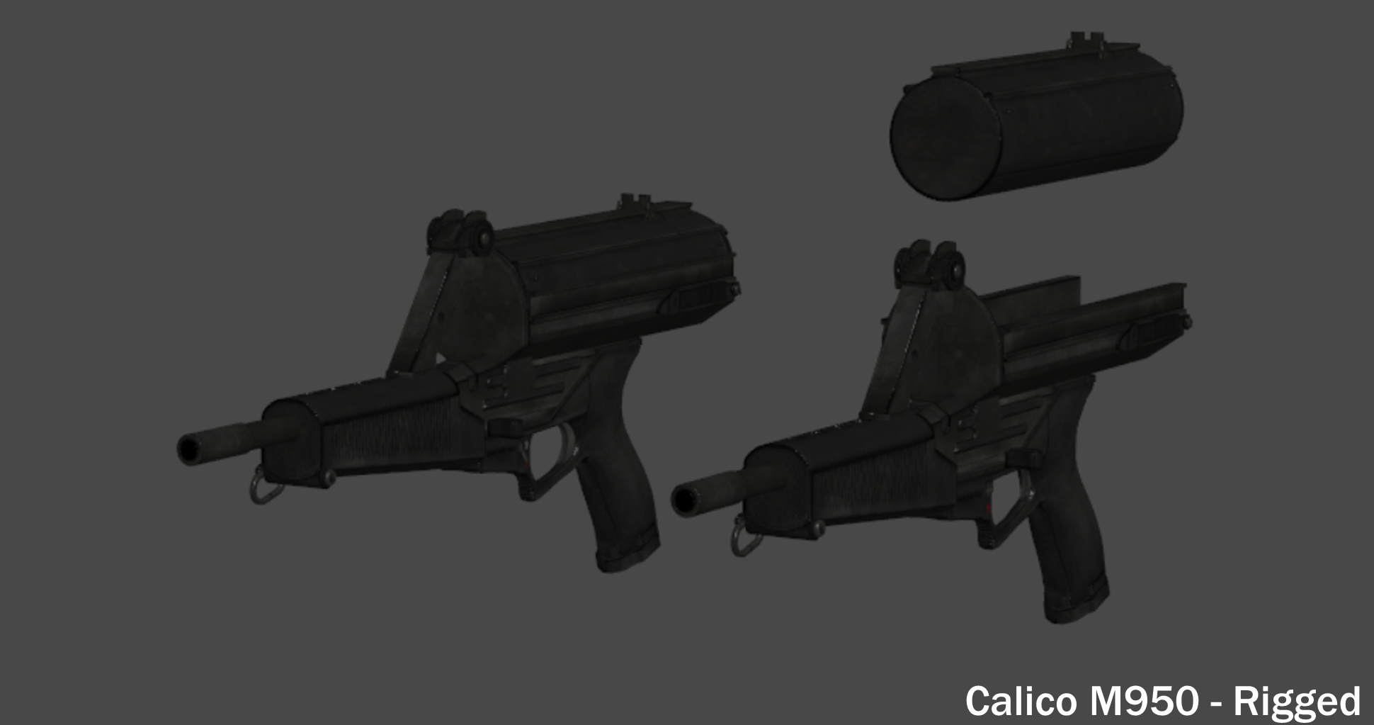 Calico M950 - Rigged by ProgammerNetwork on DeviantArt