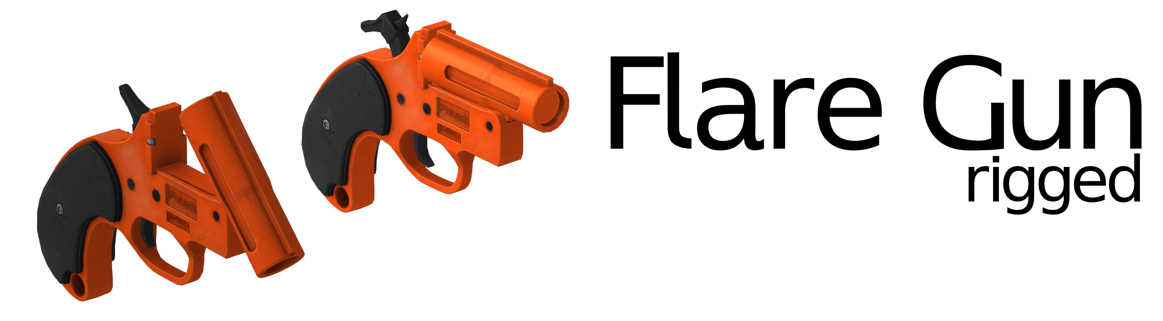 Flare Gun - Rigged by ProgammerNetwork on DeviantArt