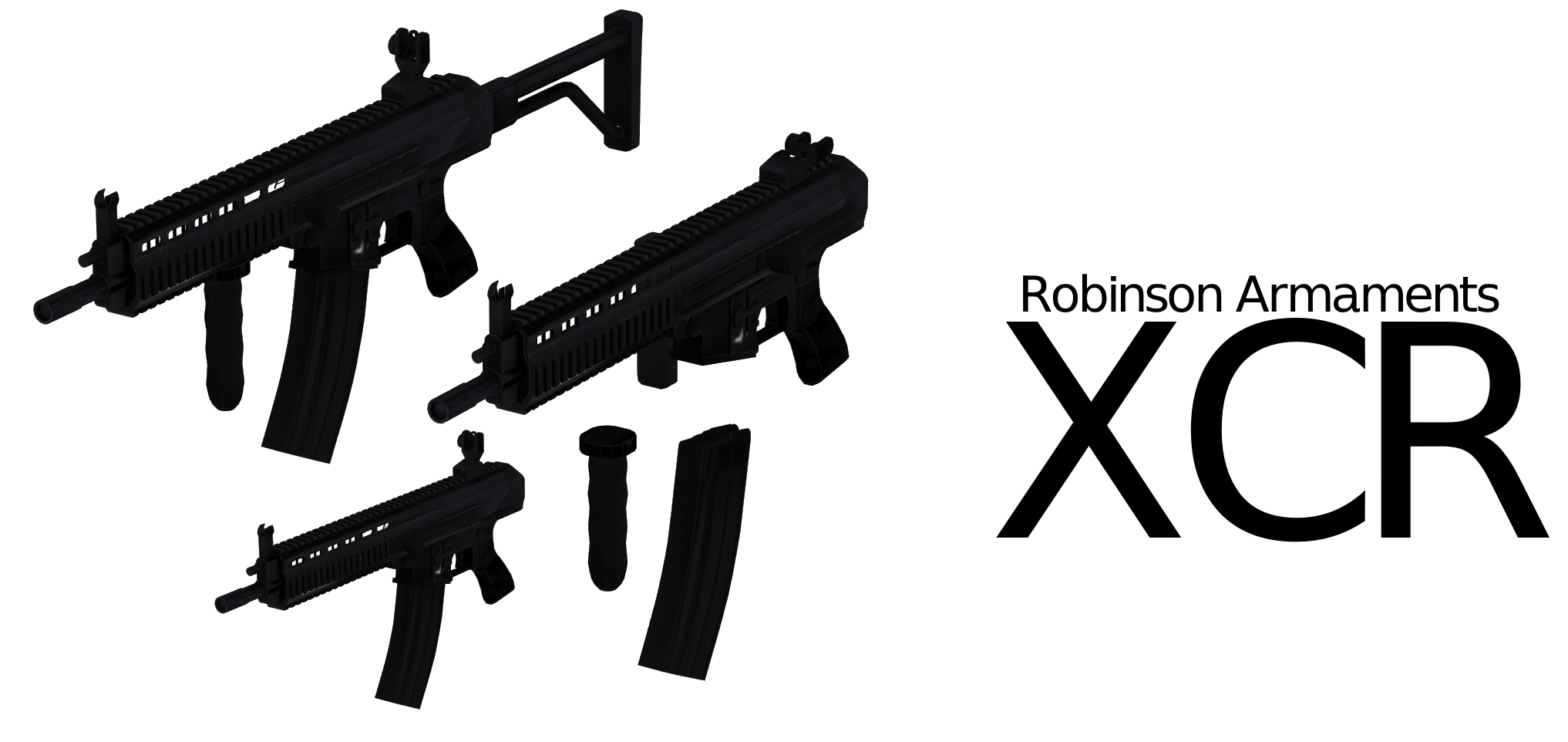 Robinson Arms XCR - Rigged by ProgammerNetwork on DeviantArt