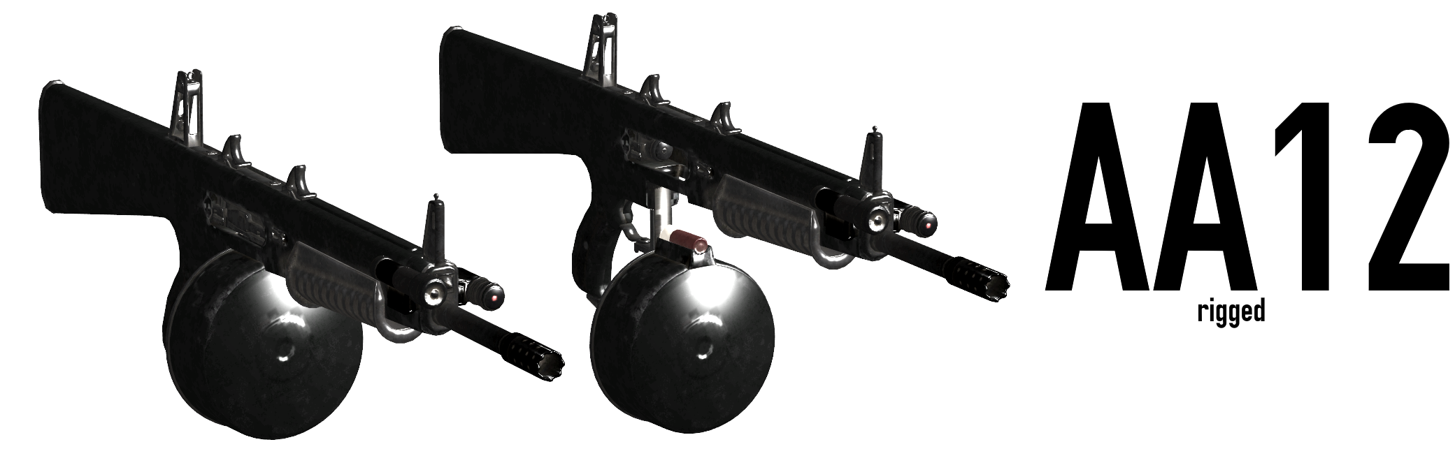 AA12 - Rigged by ProgammerNetwork on DeviantArt