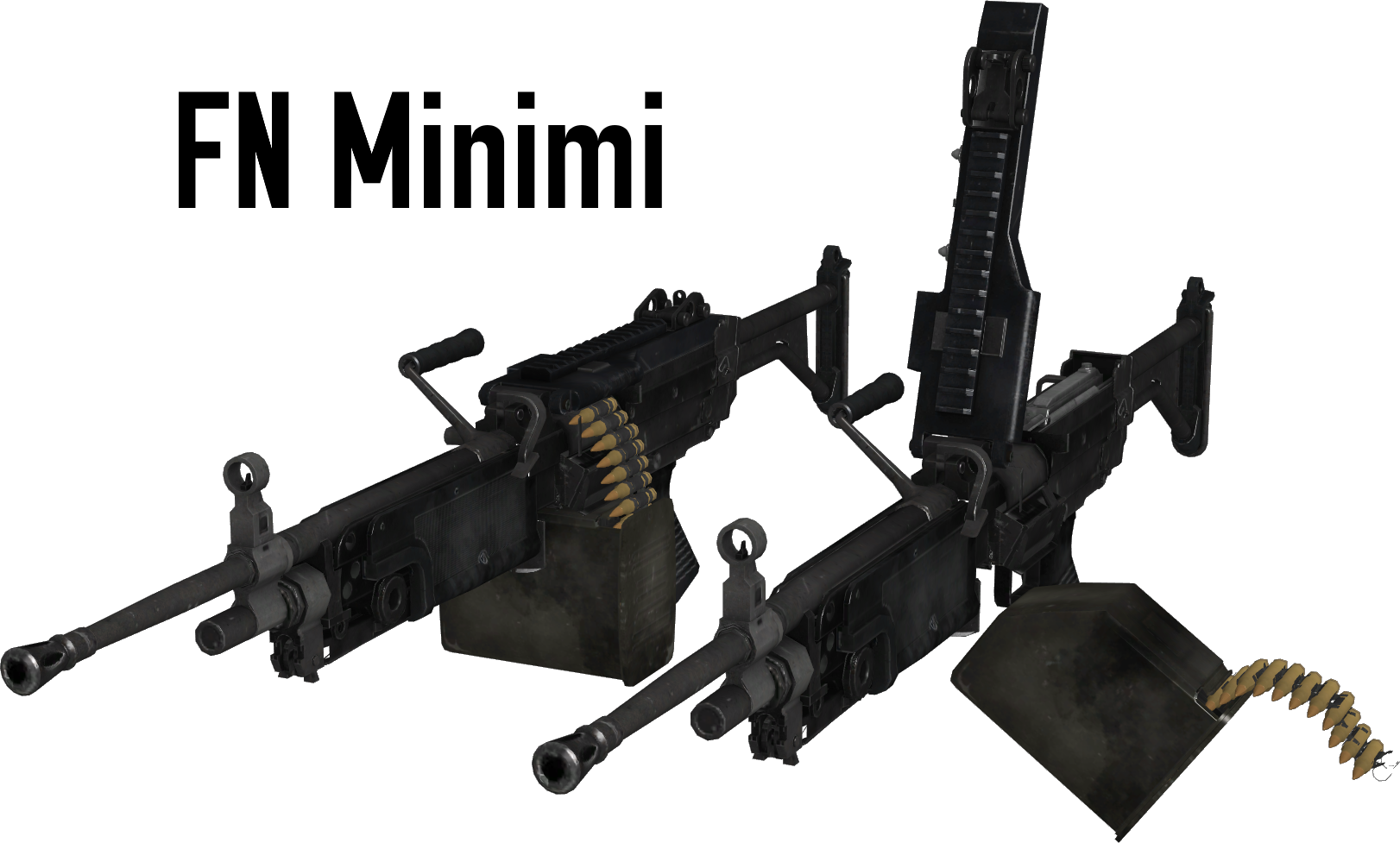 FN Minimi - Rigged (Update) by ProgammerNetwork on DeviantArt