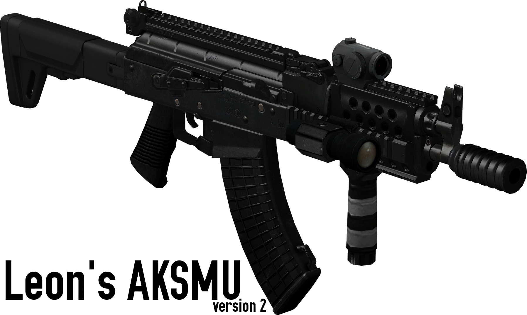 Leon's AKSMU v2 - Rigged by ProgammerNetwork on DeviantArt