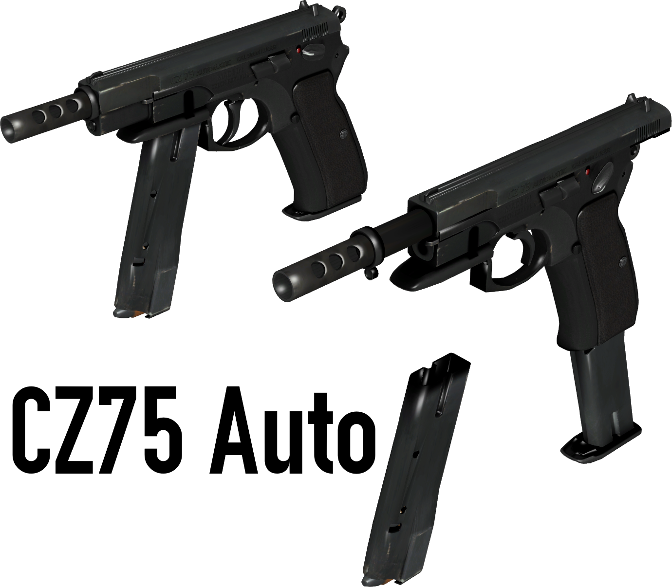 CZ75 Auto - Rigged by ProgammerNetwork on DeviantArt