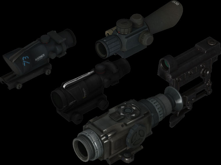 Scope and Aimpoint Pack #2 by ProgammerNetwork on DeviantArt