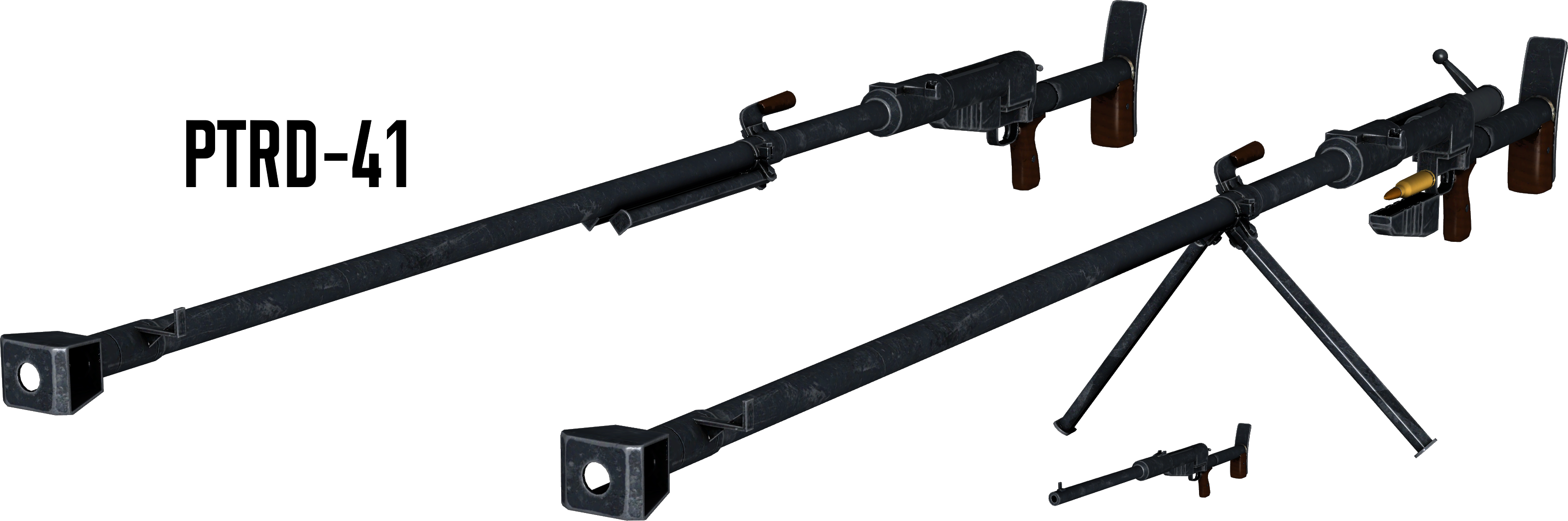 PTRD-41 - Rigged by ProgammerNetwork on DeviantArt