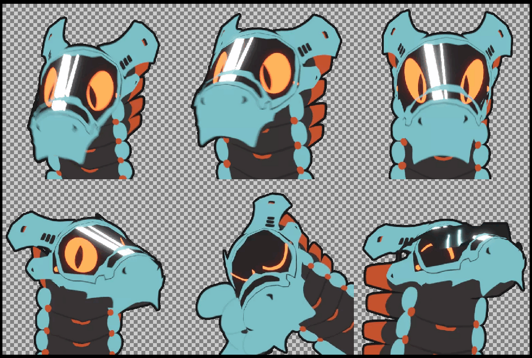 [animated] 3D m1nt Emotes by 2718281828 on DeviantArt