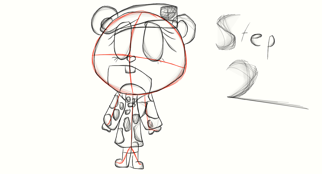 flippy drawing step 2 by flippyhurricanedash on DeviantArt