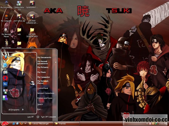 Akatsuki Theme For XP by vinhxomdoi on DeviantArt