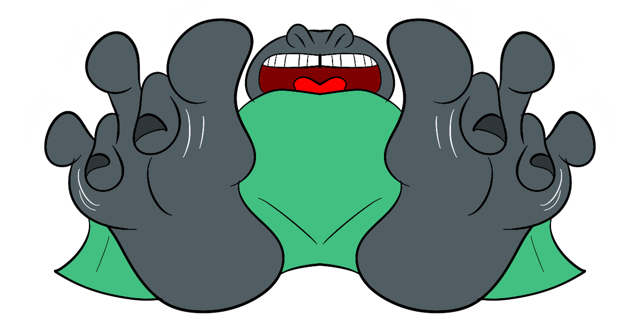 Bruce sleeping feet stick out by Jolly-villevillage on DeviantArt