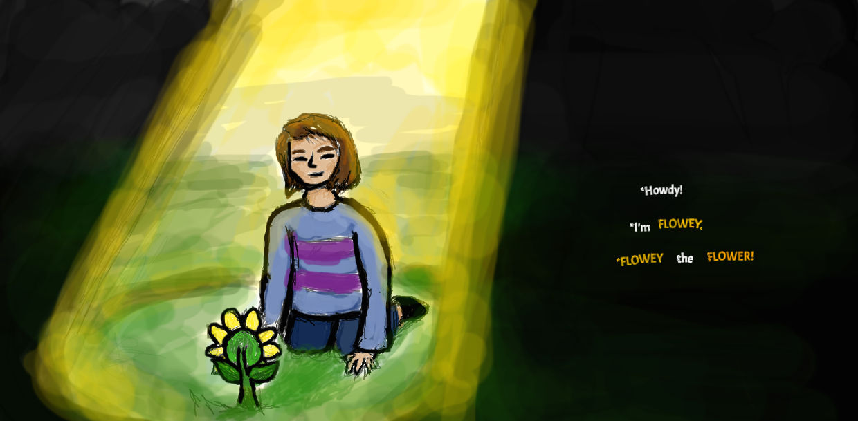 Flowey Greeting. by musicjammer2001 on DeviantArt