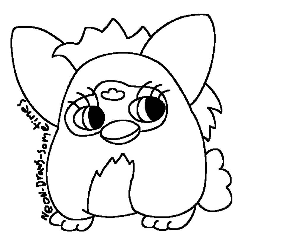 F2U PSD Furby Base by NeonDrawsSometimes on DeviantArt