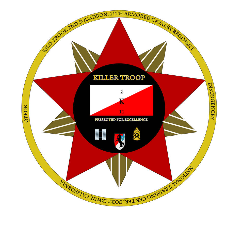 K Troop, 2-11 ACR Unit Coin by RedDolch on DeviantArt