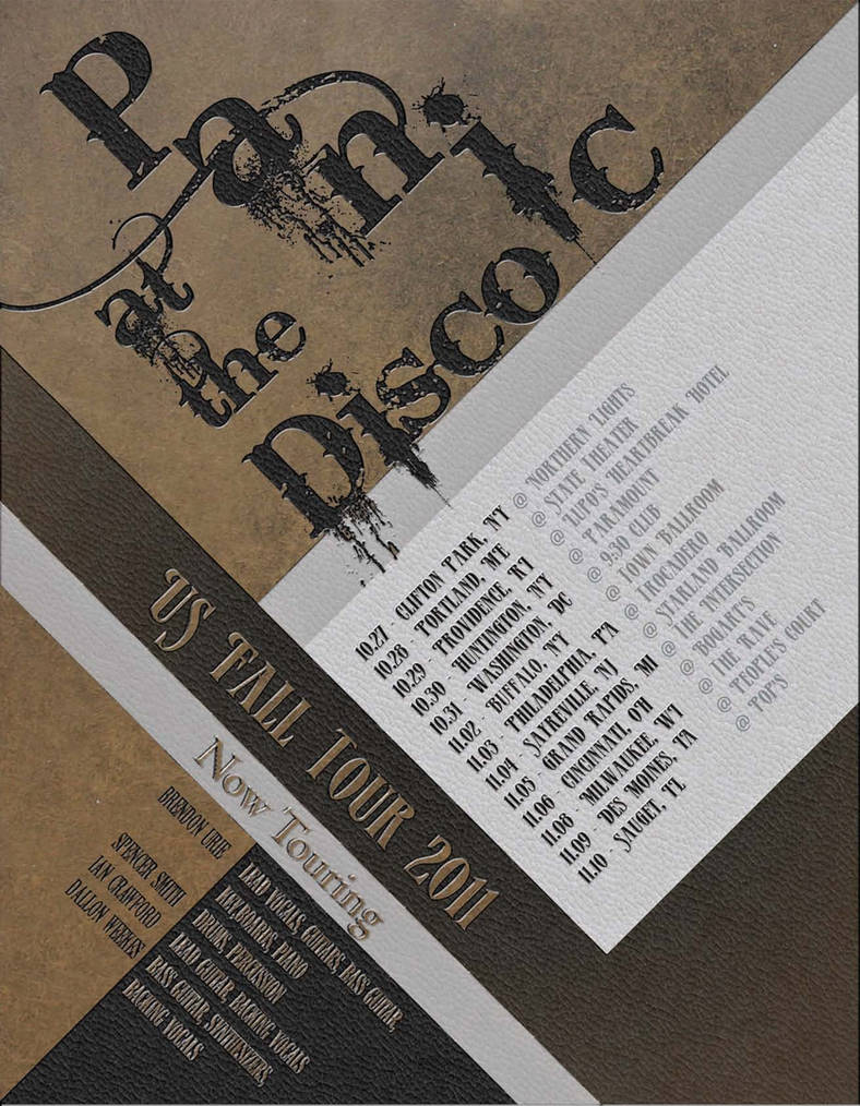 Panic at the Disco Poster by RedDolch on DeviantArt
