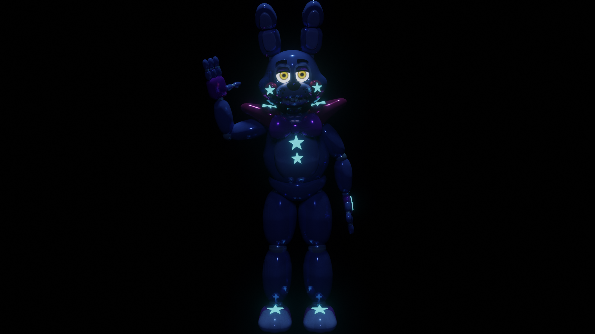 [Blender/FNAF] Spark Bonnie (OC) [DL DOWN] by LizardSquare on DeviantArt