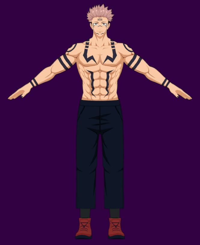 Sukuna Mobile Game Model by saghaweha on DeviantArt