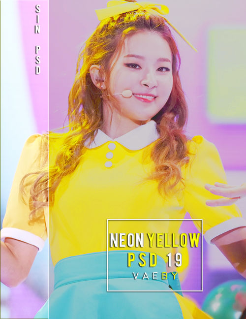 Neon Yellow PSD Coloring 19 - Vaeby by Vaeby on DeviantArt