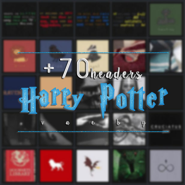 Harry Potter - Headers (Portadas) by Vaeby on DeviantArt