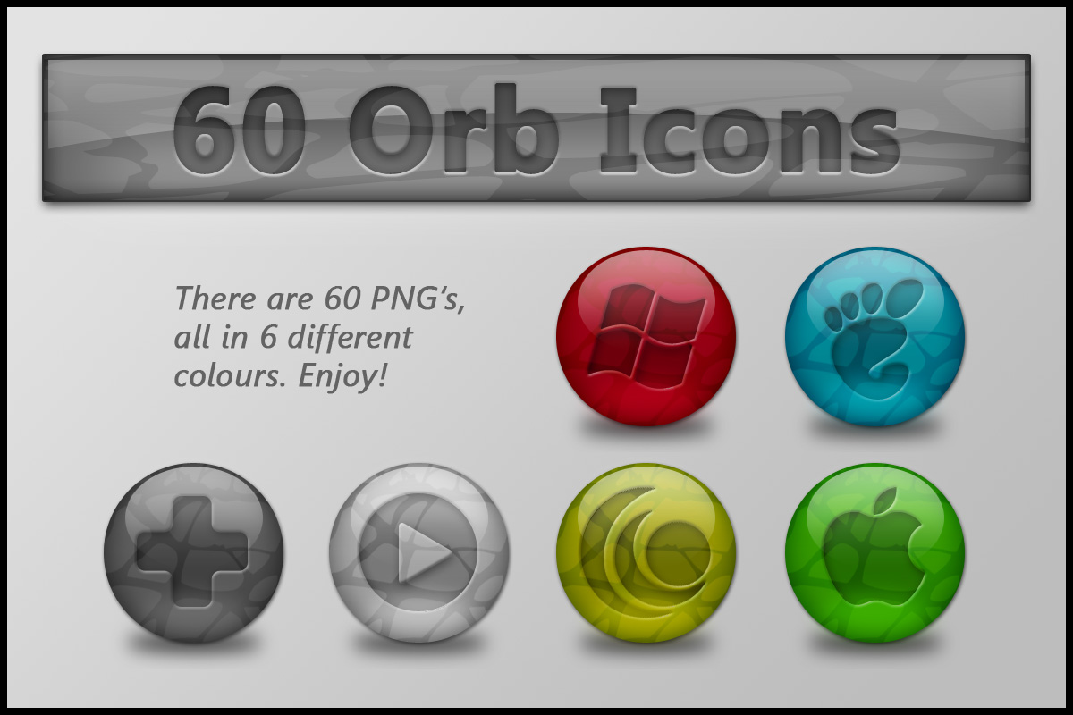 Colourful Orb Icons by KorToIk on DeviantArt