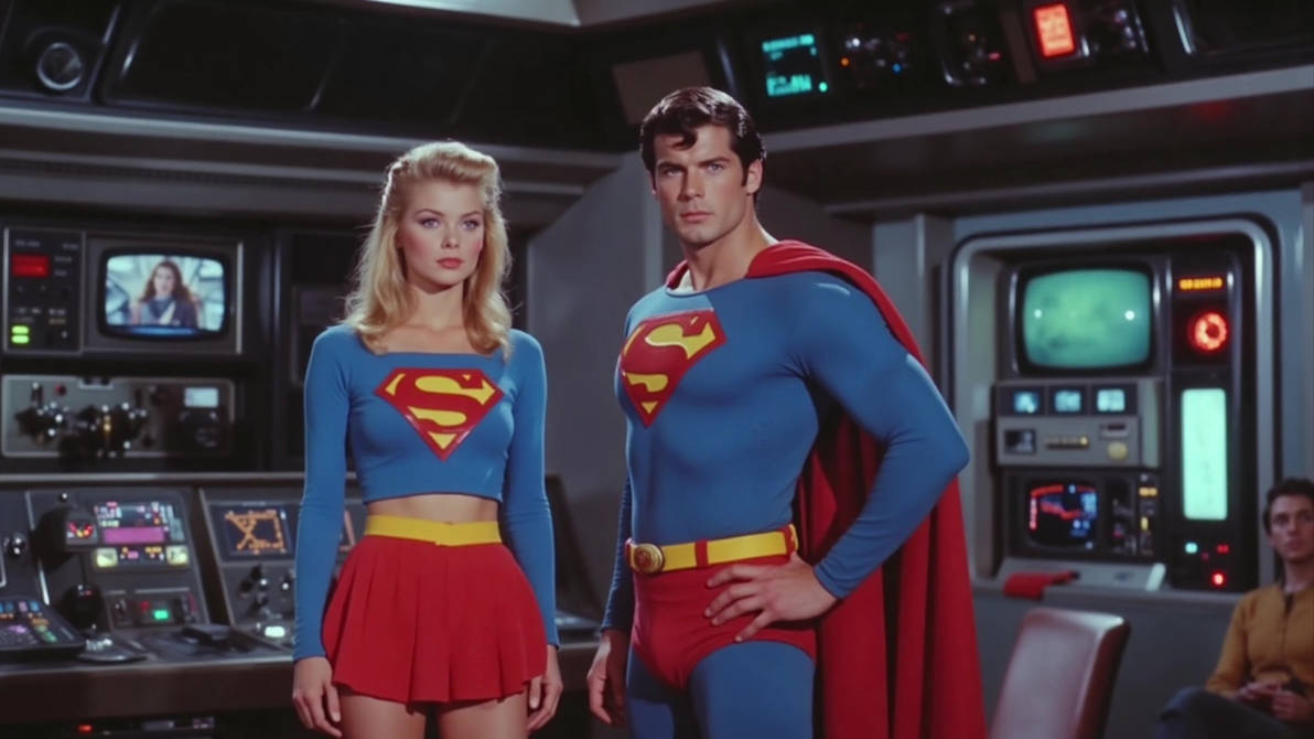 Supergirl and Superman (Star Trek ) by supergirlfanbase on DeviantArt