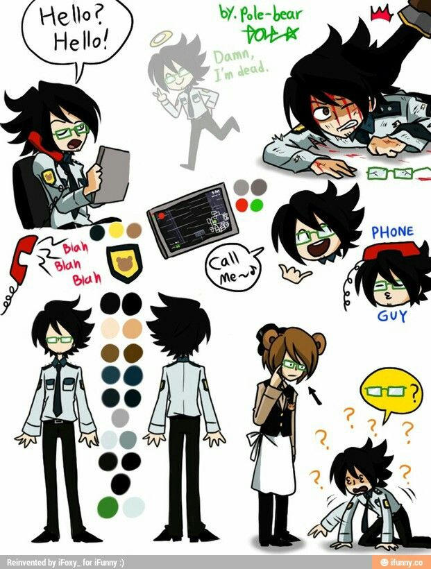 Not So Scary- Ghost! Phone Guy X Reader by WhatDaFazfuk on DeviantArt