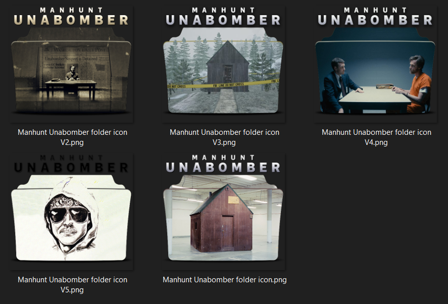Manhunt: Unabomber folder icon pack by sithshit on DeviantArt