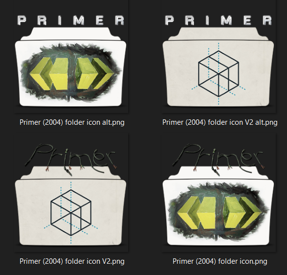 Primer (2004) folder icons pack by sithshit on DeviantArt