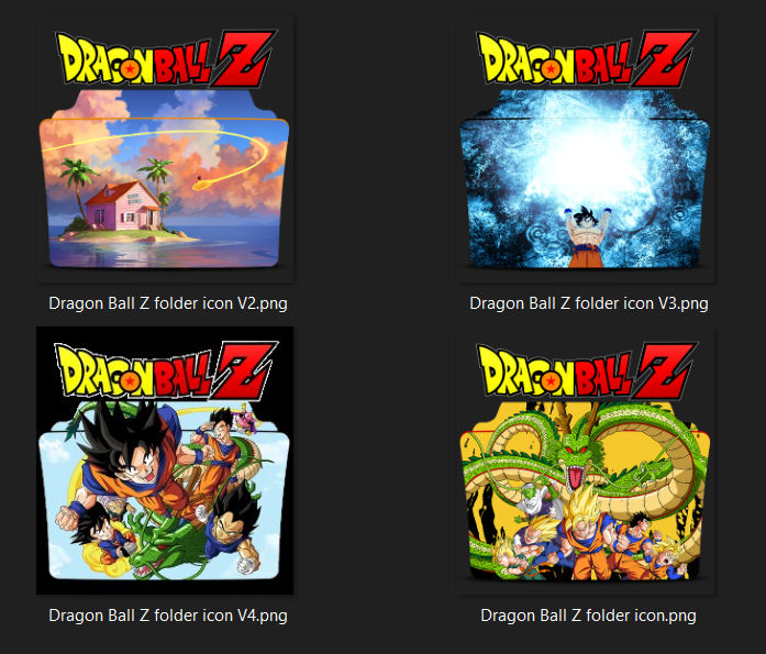 [Request] Dragon Ball Z folder icons pack by sithshit on DeviantArt