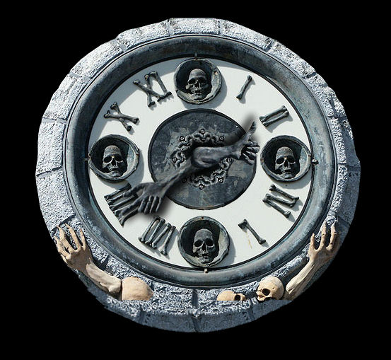 Skull Clock for xwidget by Jimking on DeviantArt