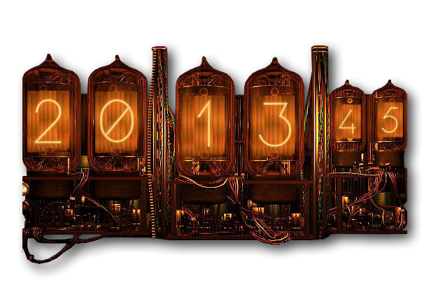 3D Nixie Clock HD for xwidget by Jimking on DeviantArt
