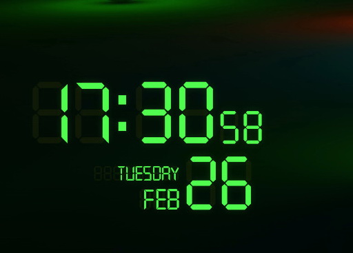 Liquid Crystal Clock for xwidget by Jimking on DeviantArt