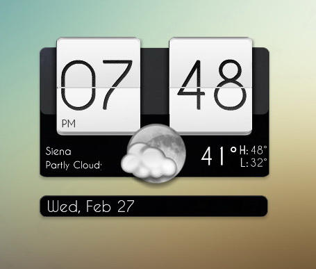 Windows Sense Flip Clock Hd for xwidget (FIXED) by Jimking on DeviantArt