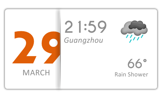 Stylish Typoclock for xwidget by Jimking on DeviantArt
