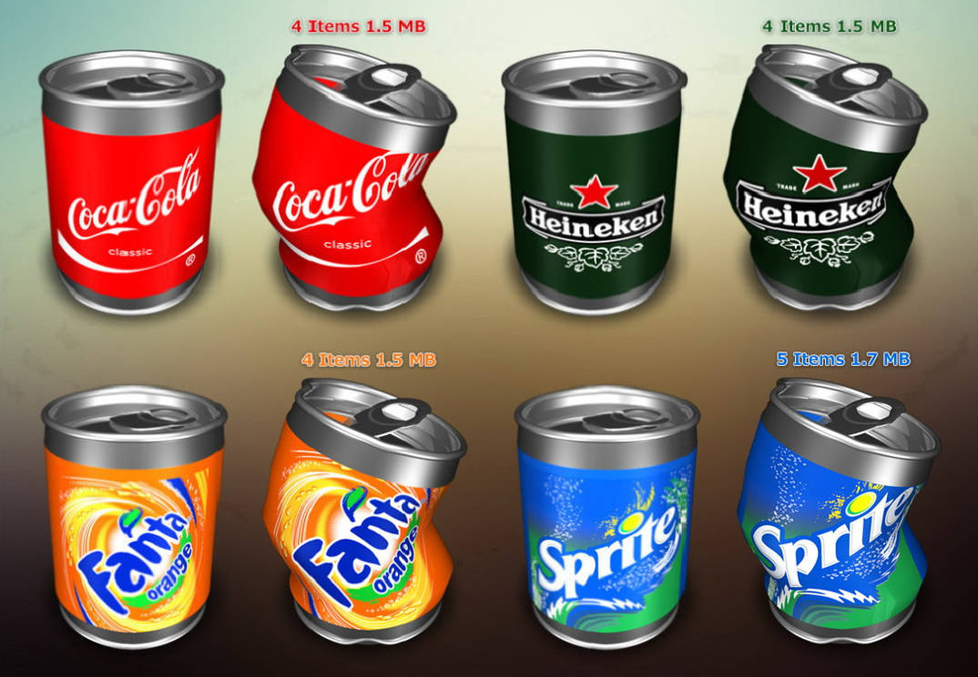 4 Can Trash Pack for xwidget by Jimking on DeviantArt