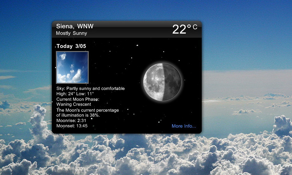 Moon Phase Weather Widget for xwidget by Jimking on DeviantArt