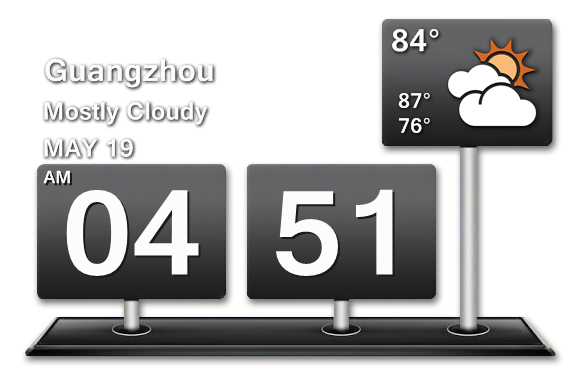 3D Dock Clock for xwidget by Jimking on DeviantArt