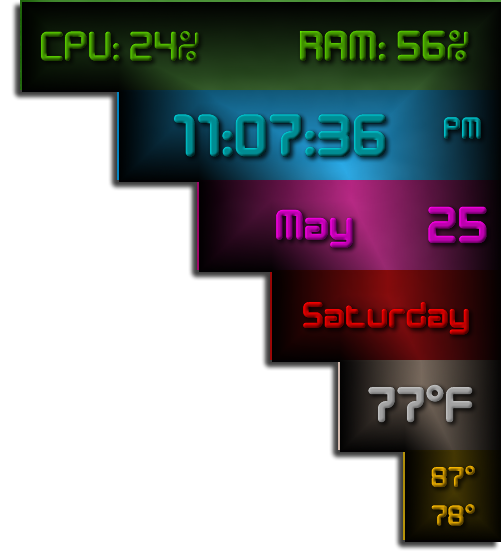 Metal Stripes Angle Widget for xwidget by Jimking on DeviantArt