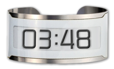 Metal Armlet Digital Clock for xwidget by Jimking on DeviantArt